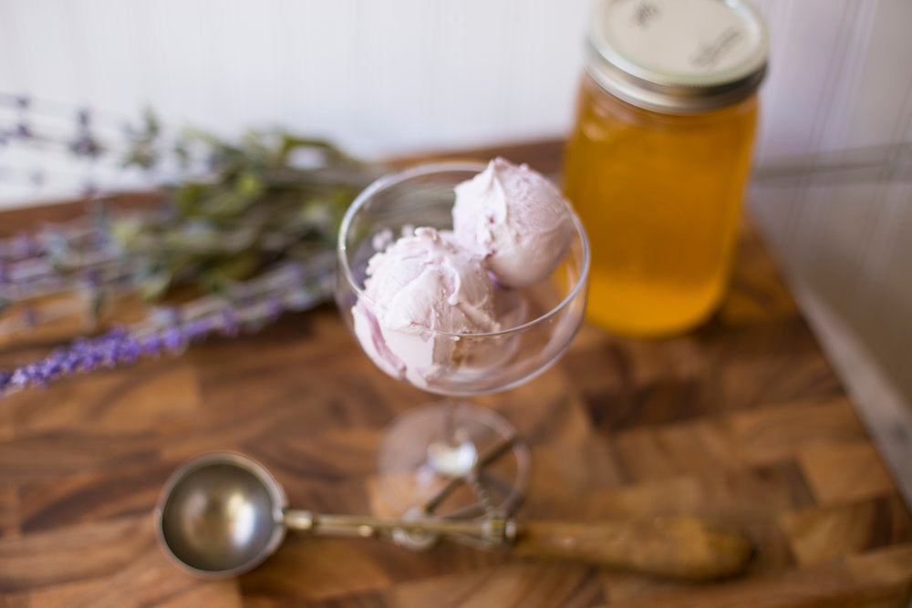 Dive into Our Honey Lavender Ice Cream Flavor – Clementine's Ice Cream